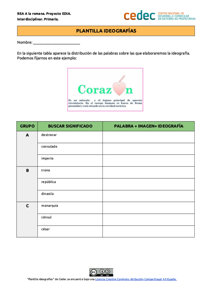 cedec-Plantilla ideografia – A la romana | Cedec