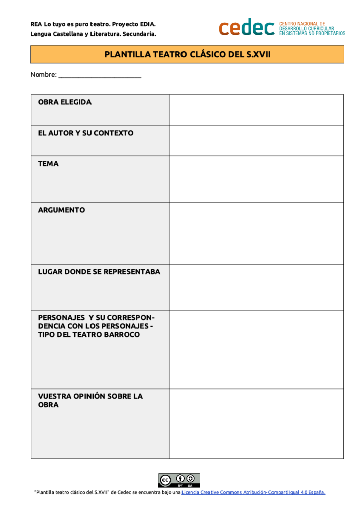cedec-Plantilla teatro clasicos xvii – Lo tuyo es puro teatro | Cedec