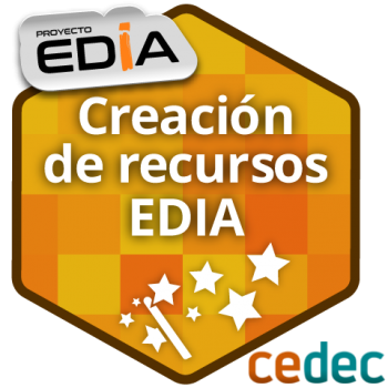 Insignia digital: Creación de REA del proyecto EDIA | Cedec